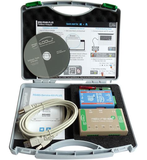 Rs232 485 Protocol Analyzer And Accessories In A Service Case