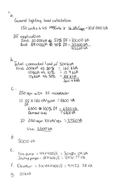 Electrical Load Estimation Pdf