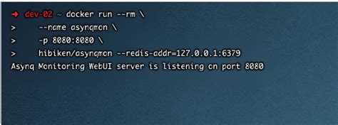 Asynqmon Web Ui Does Not Support Redis · Issue 163 · Hibikenasynqmon