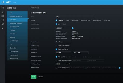 how to migrate from an existing router to ubiquiti usg with dhcp
