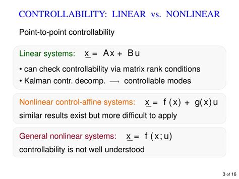 Ppt Norm Controllability Or How A Nonlinear System Responds To