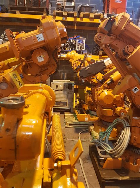 Global Robots Ltd Meet Berty 🐶 Global Robots New Apprentice Engineer Testing Out An Irc5