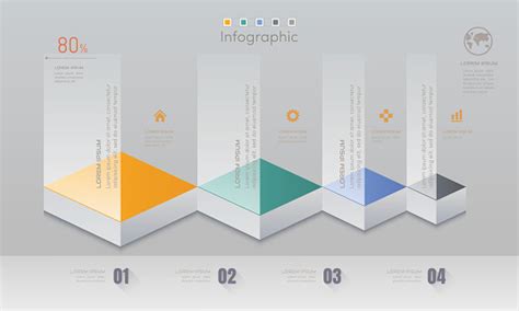 아이콘 프로세스 다이어그램 벡터 Eps10 일러스트와 인포 그래픽 디자인 서식 파일 개념에 대한 스톡 벡터 아트 및 기타 이미지 개념 그래프 그래픽 사용자 인터페이스