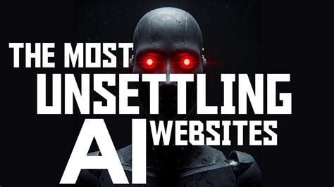 The Most Unsettling Ai Websites Aiwebsites Darkweb Youtube