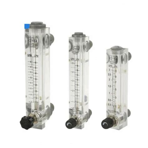 Low Cost 5gpm Water Rotameter Inline Acrylic Flow Meter Pitot Tube