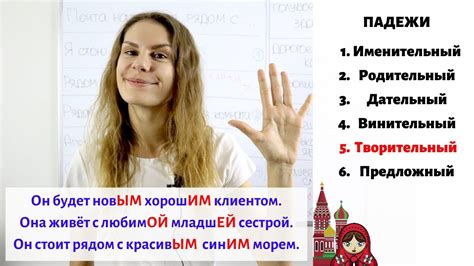 Урок 6 Творительный падеж 5 Прилагательные Падежи Youtube