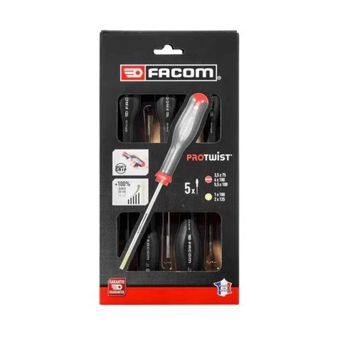 Facom At 5pb Prot Sd Set 5pce Std Red Box Tools