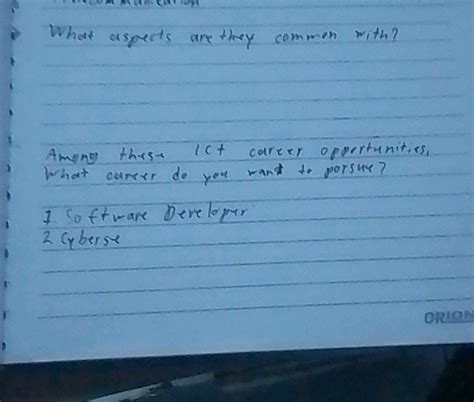 What Aspects Are They Commen With Amene These StudyX