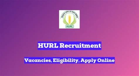 Hurl Recruitment 2024 Sai Vikram Academy