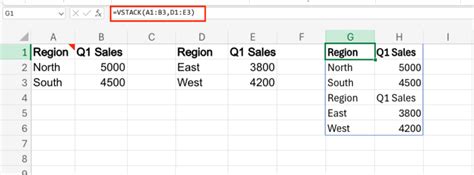 Master Excels Vstack Function Combine Data Like A Pro 2025 Guide