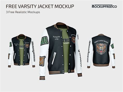 Free Varsity Jacket Psd Mockup Behance