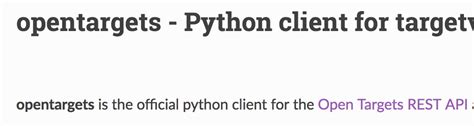 python client on readthedocs improvements amendements · issue 385