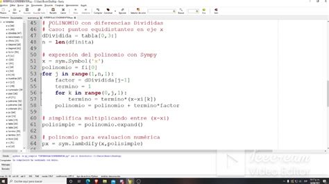 Newton Interpolation In Python Youtube