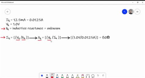SOLVED The Peak Current Through An Inductor Is MA When Connected To An AC Source With A