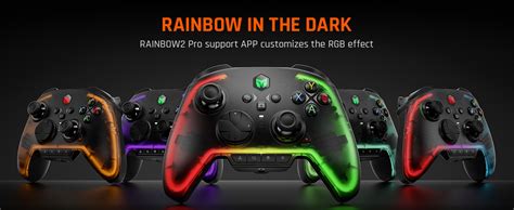 Bigbig Won Wireless Controller Rainbow 2 Pro Rgb Pc Controller Motion Aiming Hall