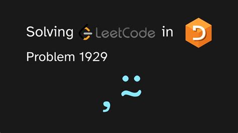 Solving Leetcode Problem 1929 In 2 Characters With Apl Concatenation