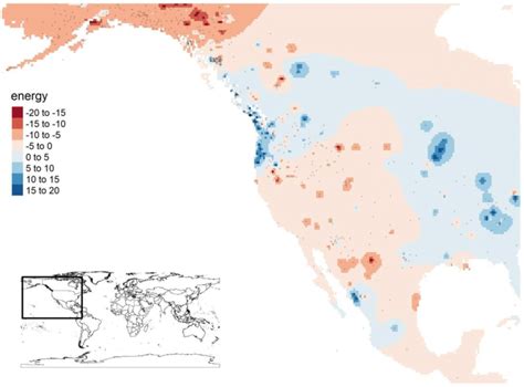 Energy Gradient Plot Of Population 2 By Timestep Areas In Red Reflect
