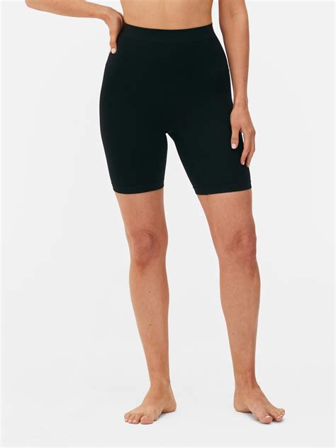 Womens Black Seamless Bumlift Shorts Primark