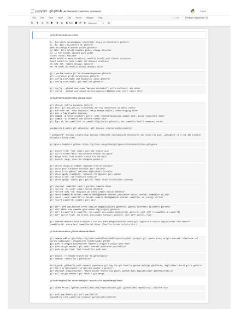 Gitgtihubnotes Git Github Ipynb Pdf