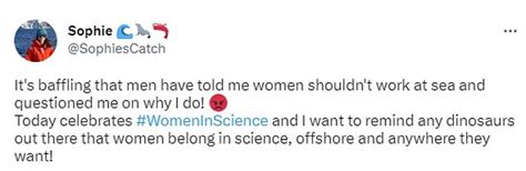 Marine Biologist Reveals Sexism That STILL Exists For Women In Science Daily Mail Online