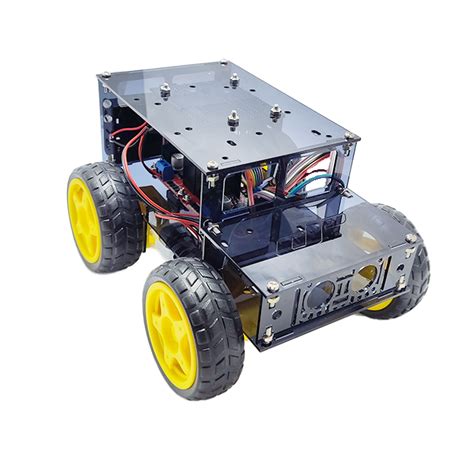 4wd Optimus Jeep 4 Wheel Jeep Chassis Arduino Raspberry Pi Magicbit Compatible Darazlk