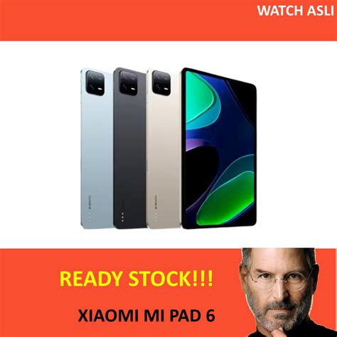 Jual Xiaomi Mi Pad 6 8 256GB RAM 8GB 256 GB Garansi Resmi Brand New Segel 8 256gb Black Grey