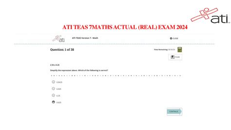 Ati Teas 7 Math 2024 Predictor For Math Actual Exam 2024l Real Exam