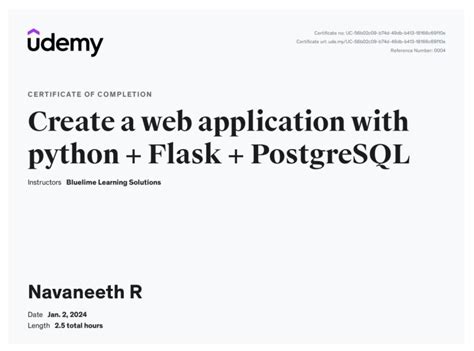 Navaneeth R On Linkedin Udemycertified Professionaldevelopment Newskills