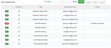 Chair How To Import Assignments Reviewer Microsoft Conference