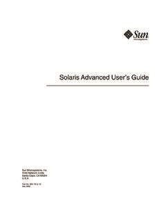 Solaris Advanced User S Guide Oracle Help Center Solaris Advanced User S Guide Oracle Help