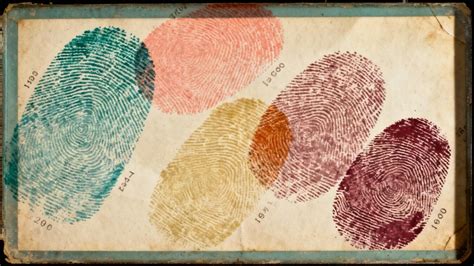 Free Colorful Overlapping Fingerprints Photo Fingerprints Vintage Forensic Download At