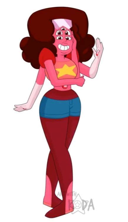 Garnet And Steven Fusion By Art With Koda Cherry Quartz Steven Universe Fusion Steven