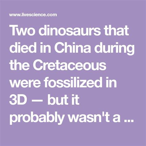 Stunningly Preserved ‘cretaceous Pompeii Fossils May Not Be What They Seem