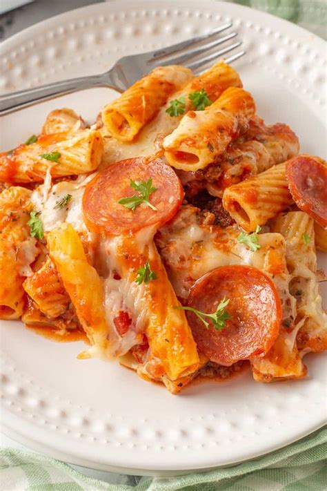 Easy Cheesy Pizza Casserole Recipe Shes Not Cookin