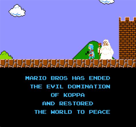 Smb1 Ending But Megaman 1 Reference Mockup Only By Hansungkee On
