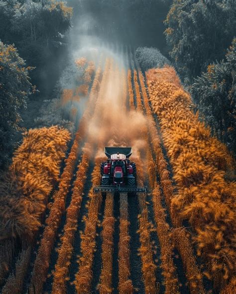 A Farmer Using Satellite Imagery Background Premium Ai Generated Image