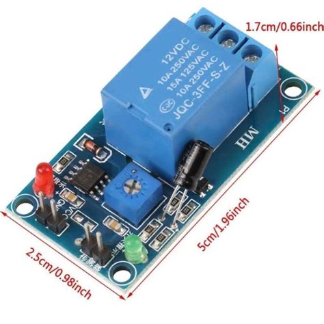 12 Volt Relay Module Circuit Diagram