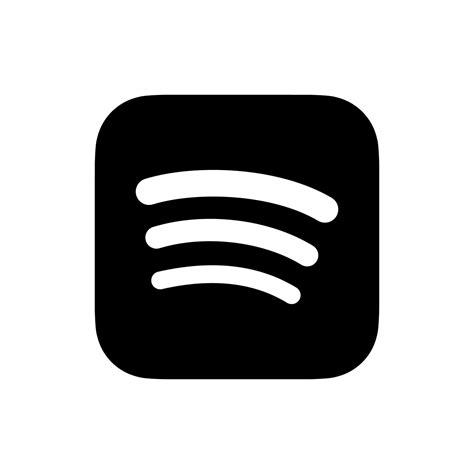 Black Spotify Logo Vector Black Spotify Symbol Black Spotify Icon
