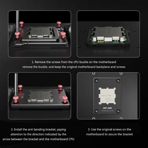Am5 Cpu Contact Frame Mounting Bracket Holder Buckle Efficient Heat