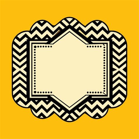 Premium Vector Rectangle Shape Colorful Frame