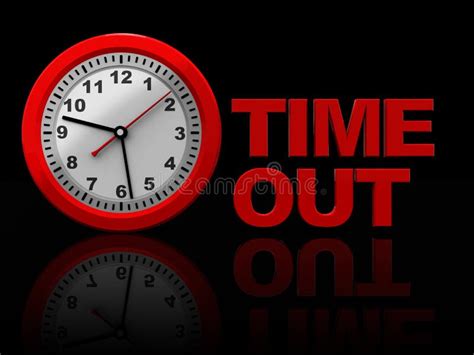 Time Out Stock Illustration Illustration Of Shiny Alarm 12043546