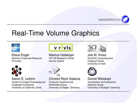 Ppt Real Time Volume Graphics Powerpoint Presentation Free Download