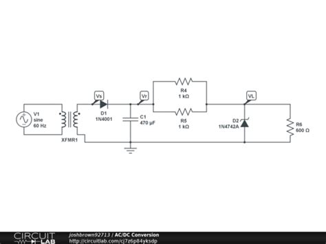 AC DC Conversion CircuitLab