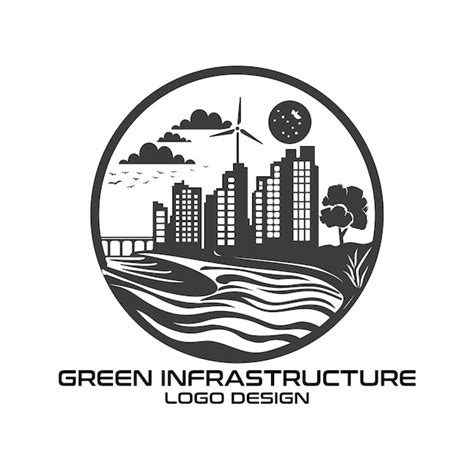 Premium Vector Green Infrastructure Vector Logo Design
