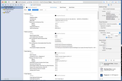 setting up an arrayfire project on osx arrayfire