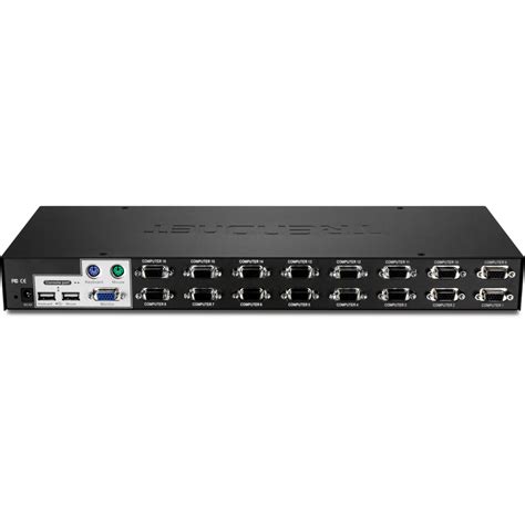 16 Port Rack Mount USB KVM Switch TRENDnet TK 1603R