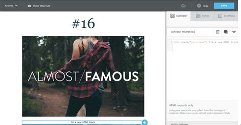 add custom html code in the groupmail editor