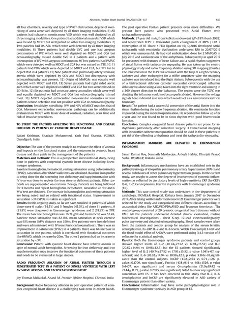 Pdf Radio Frequency Ablation Of Atrial Flutter Through A Fenestrated Tcpc In A Patient Of