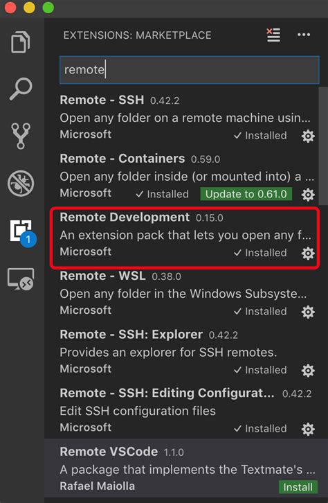 使用vs Code配合remote Development插件连接远程服务器maclinuxwindows Using Vs Code With Remote