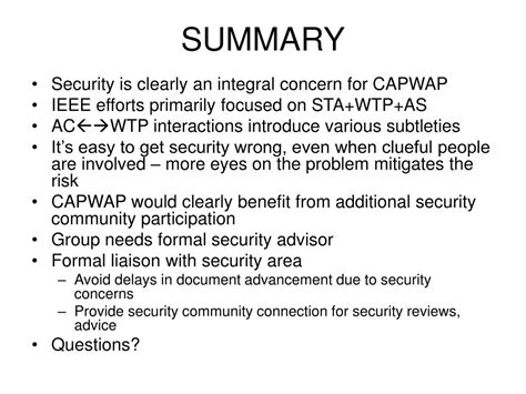 PPT CAPWAP Overview PowerPoint Presentation Free Download ID